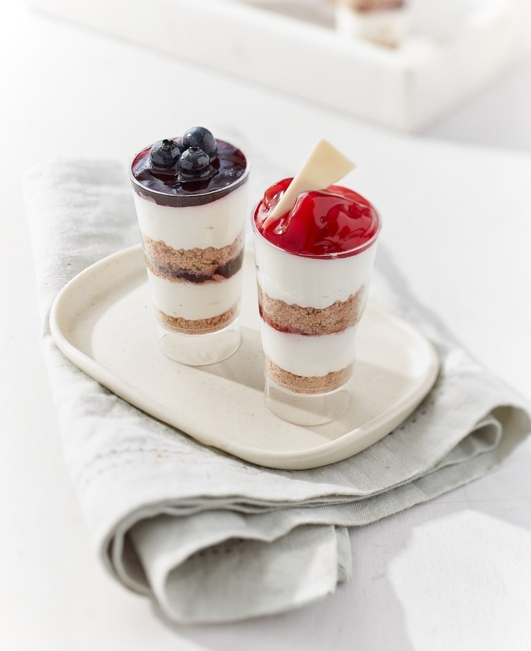 Fruity Cheesecake Verrines - Puratos